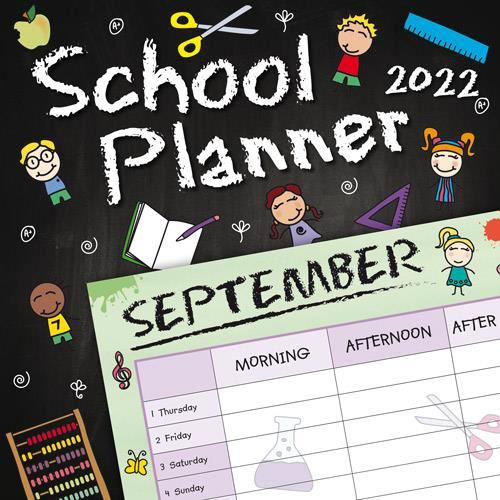 2022 Wall Calendar - School Planner - Antic Exlibris
