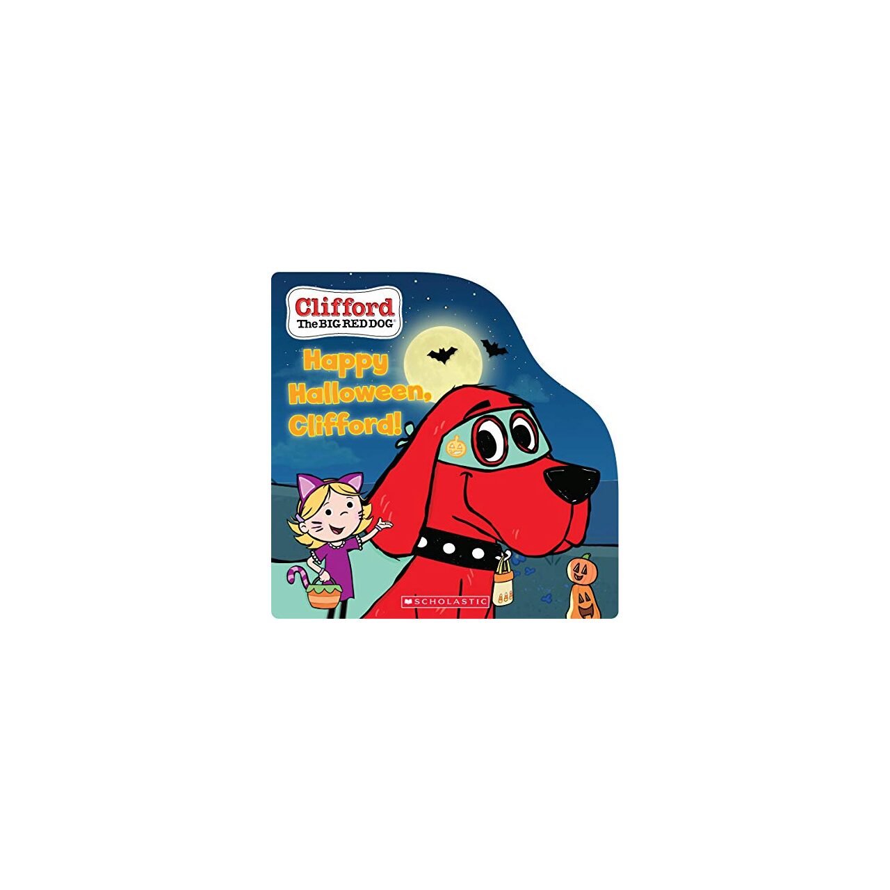 Clifford Shaped Halloween Board Book, Norman Bridwell, Jennifer Oxley ...