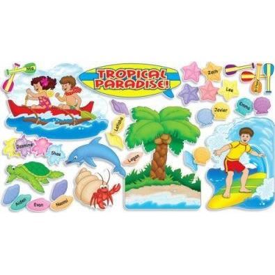 Tropical Paradise Bulletin Board, Scholastic - Antic Exlibris