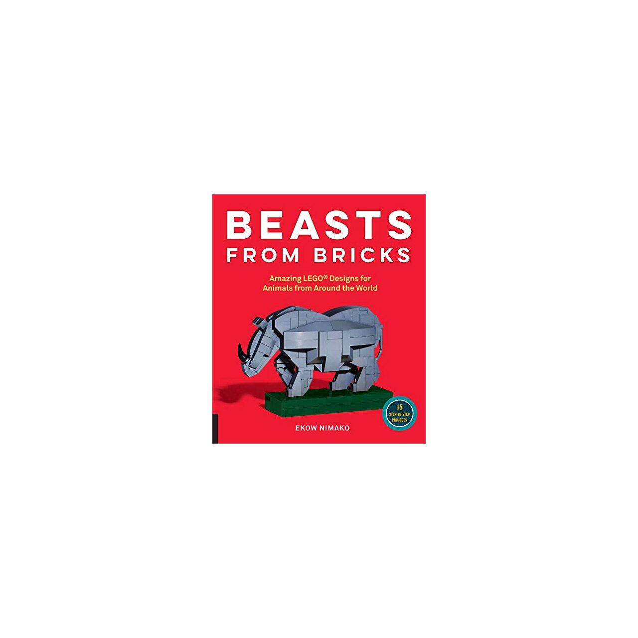 Beast from bricks, Ekow Nimako - Antic Exlibris