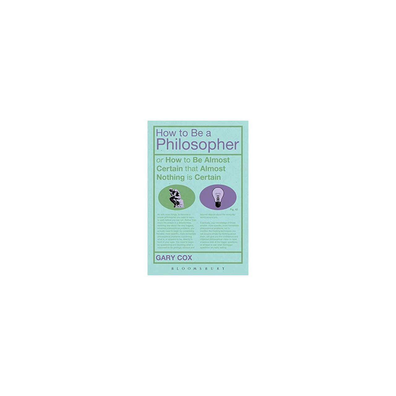 How to Be a Philosopher, Gary Cox - Antic Exlibris