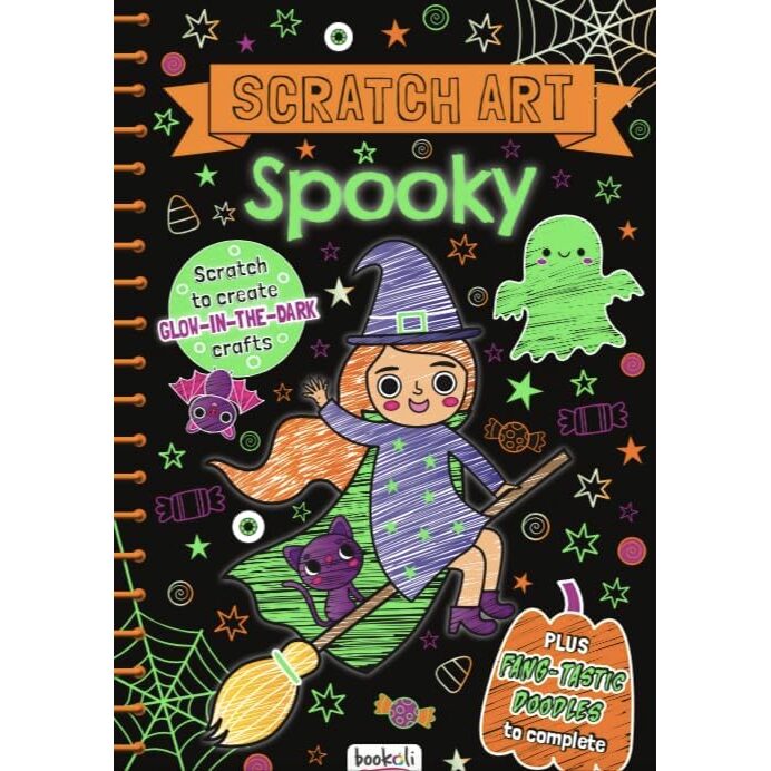 Scratch Art Fun Book: Spooky - Antic Exlibris