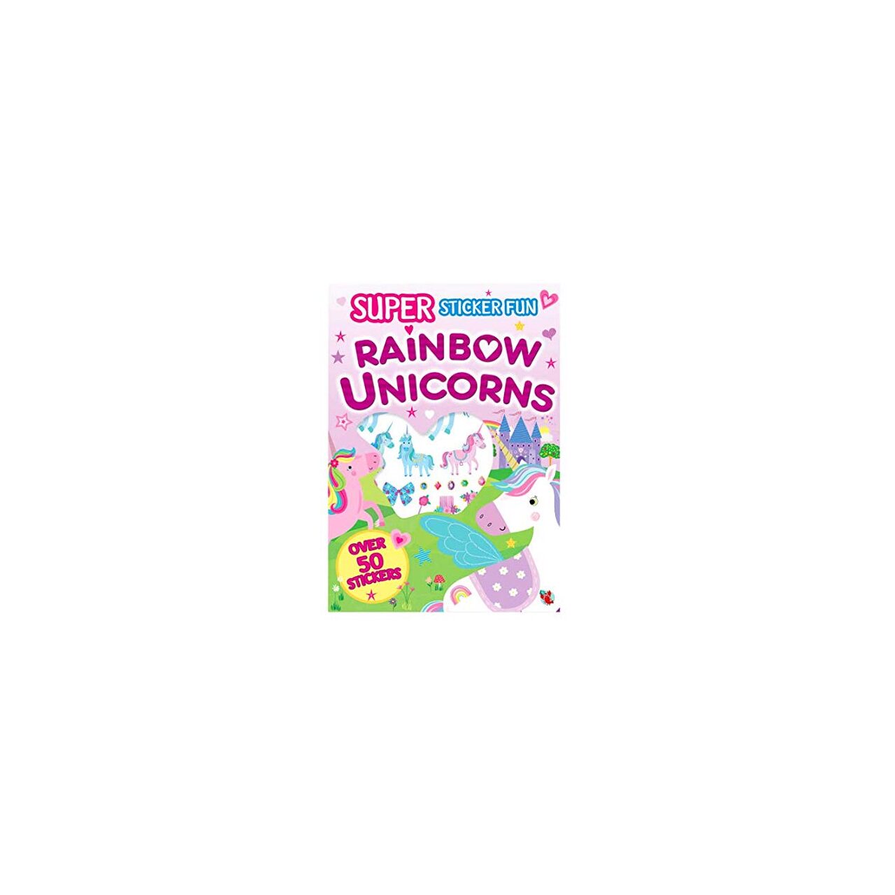 Super Sticker Fun Activity: Rainbow Unicorns - Antic Exlibris